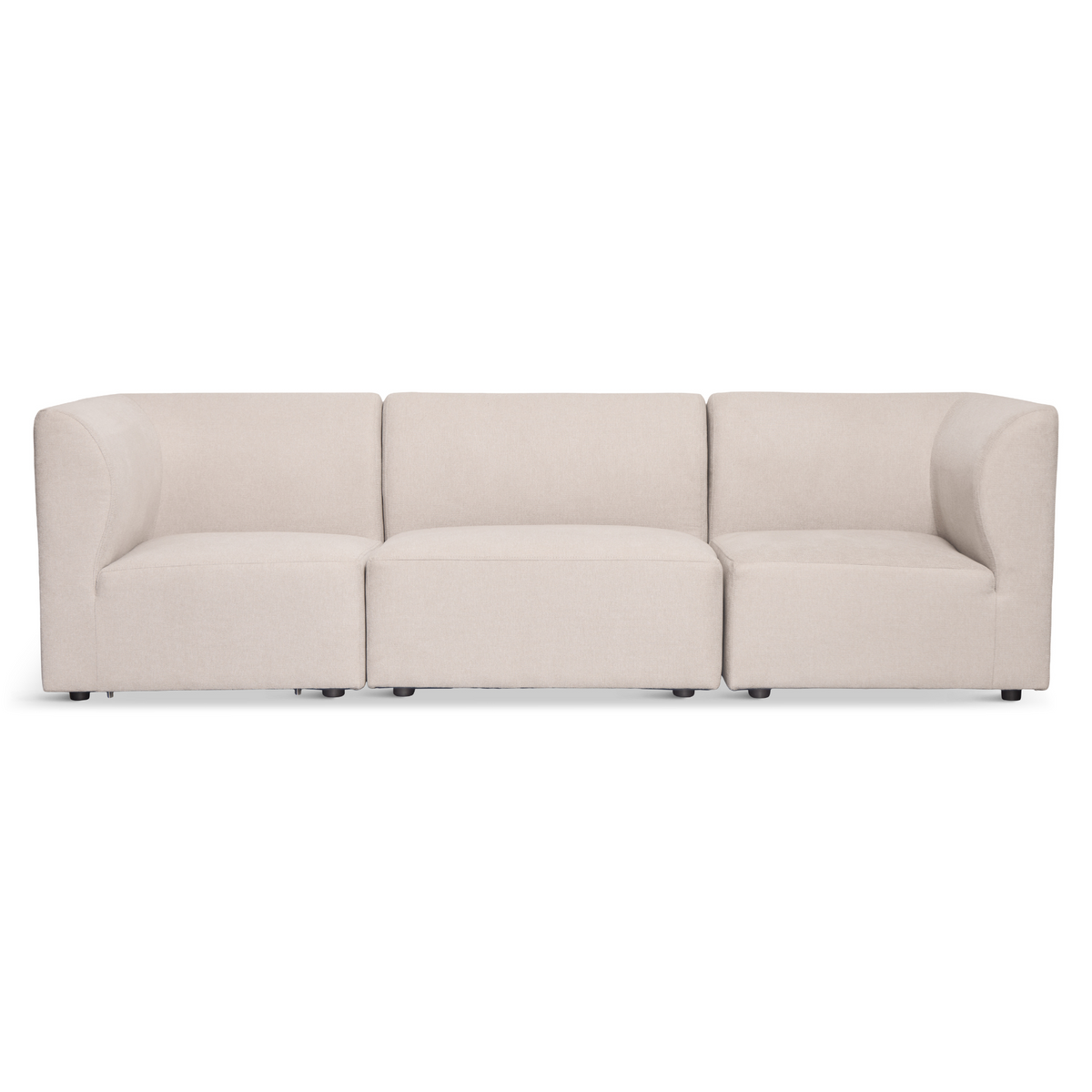 Emilia Modulsofa in Beige, 3 Module L: 243 x T: 79 x H: 72 cm ...