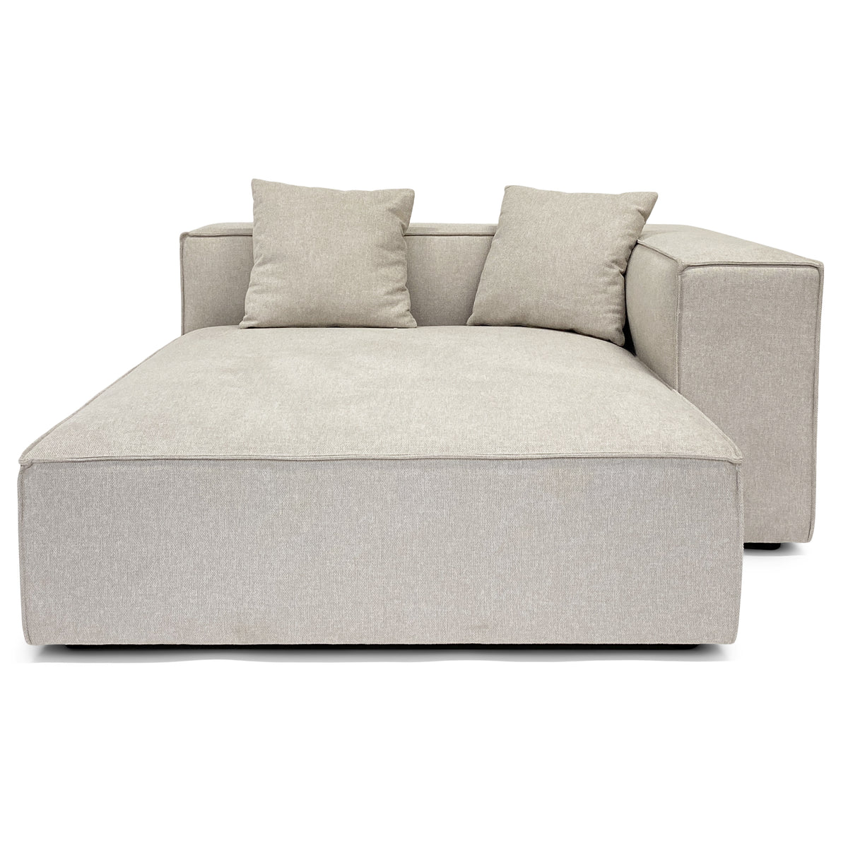 Hailey - Modulsofa mit Récamiere in Beige, 2 Elemente L: 294 X T: 147 ...